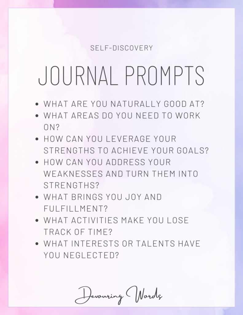 Journal Prompts To Get To Know Yourself